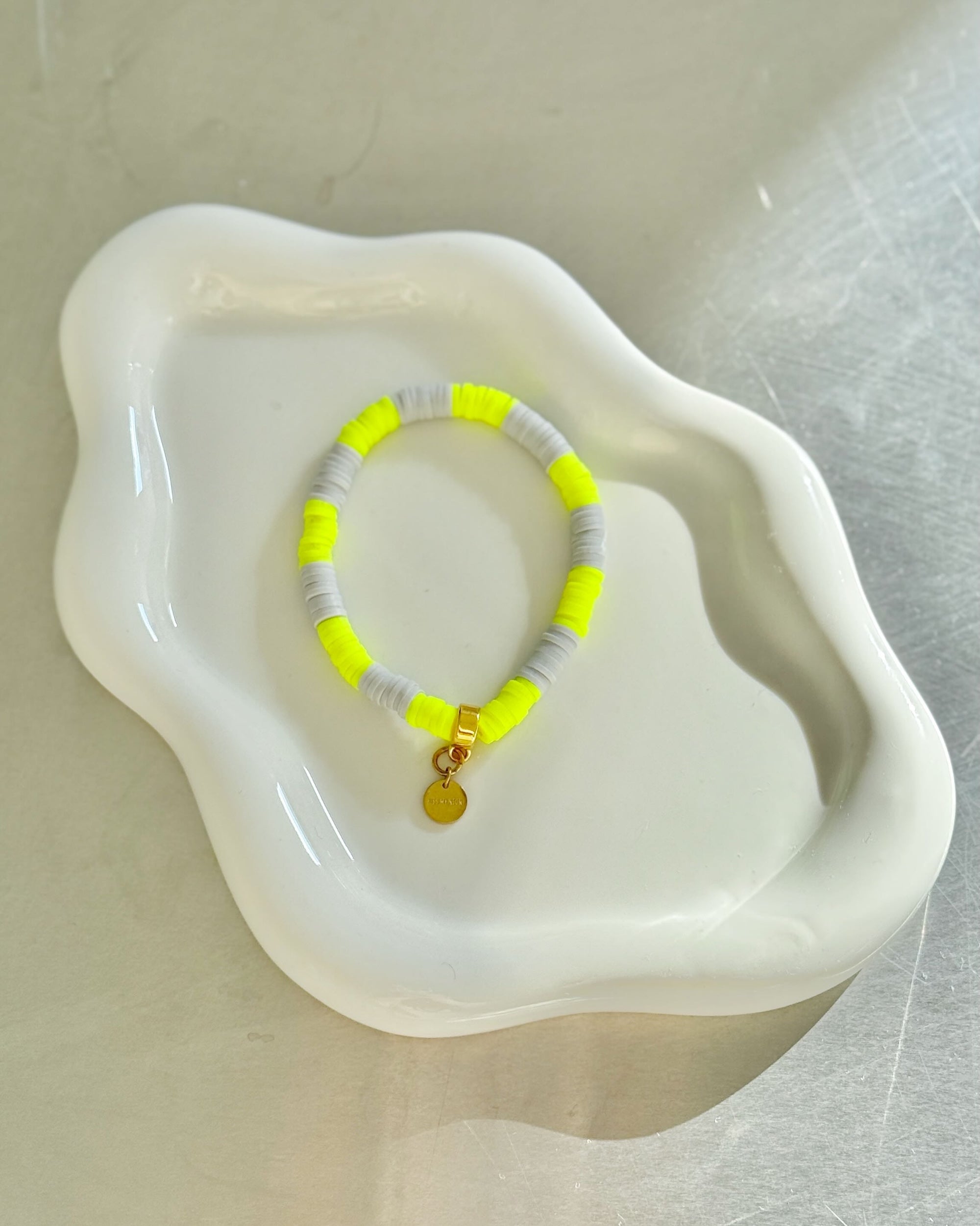 YELLOW GREY Armband – Kiss My Neon